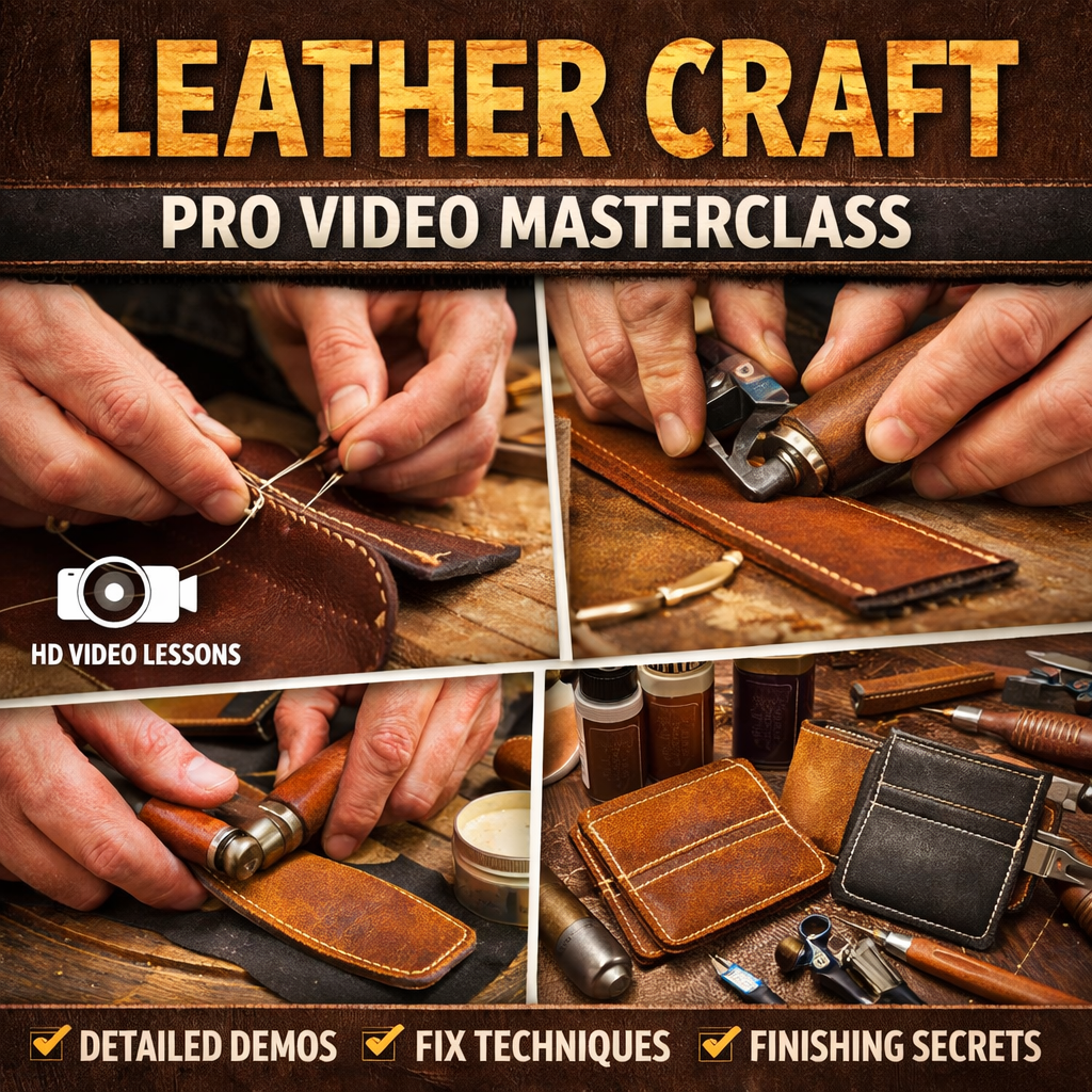Leather Craft Pro Video Masterclass – Leather Craft Art
